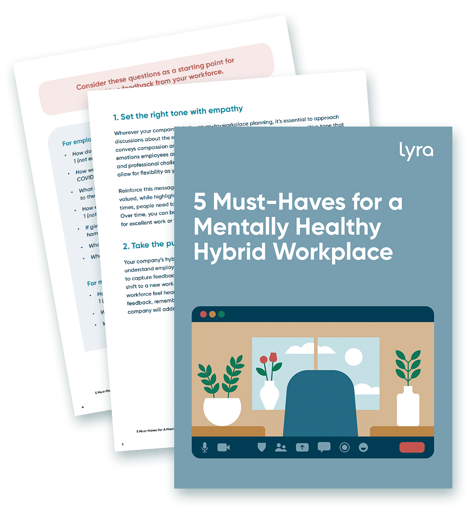 5 Must Haves for a Mentally Healthy Workplace | Lyra Health