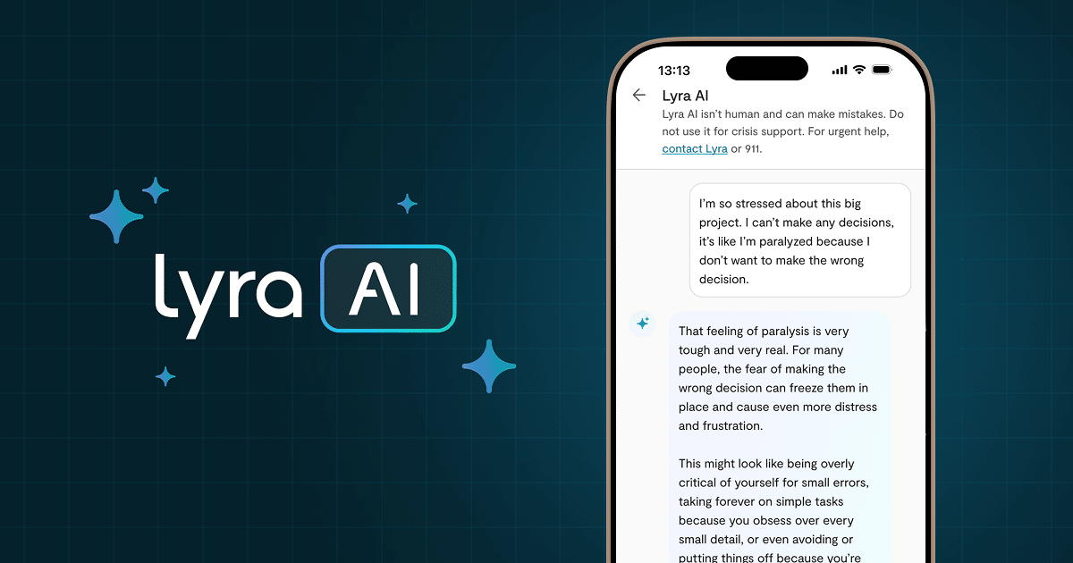 Lyra Health Introduces First Clinical-Grade AI For Mental Health | Lyra ...